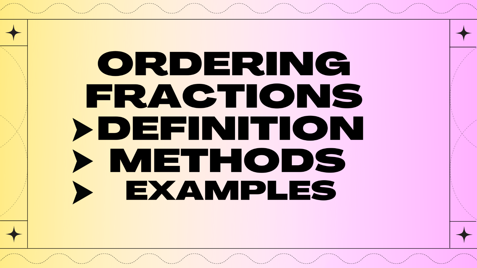Mastering Fraction Order: Complete Explanation With The Solved Examples